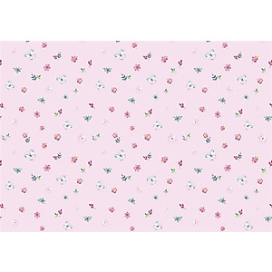 Decorative Pink Floral Butterfly Pattern Contact Paper Self Adhesive Floral Shelf Drawer Liner Cabinets Dresser Furniture Arts and Crafts Vinyl Sticker Wall Paper (17.7x78.7 Inches)