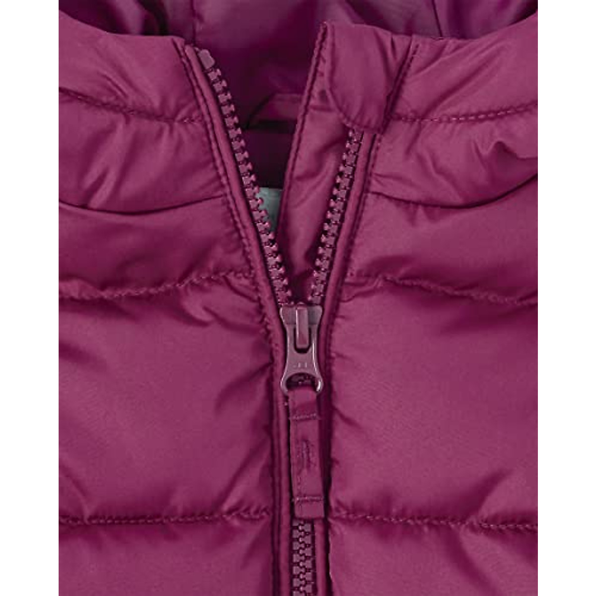 The Children's Place baby girls And Toddler Medium Weight Puffer Jacket, Wind-resistant, Water-resistant Jacket, Purple Rose, 5T US
