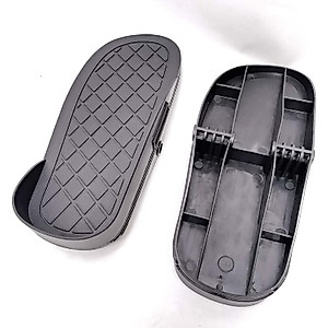 Generic Rowing Machine Foot Pedal Replacement, Grey, PP Material, 30cm x 13cm, LCD Display