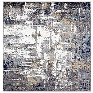 LUXE WEAVERS Hampstead Abstract Collection Gray 5x7 Area Rug 49