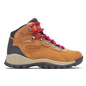 Columbia Women's Newton Ridge Plus Waterproof Amped, Elk/Mountain Red, 10 M US