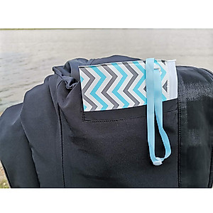 6 Pack Portable Wet Wipe Pouch Dispenser,Reusable & Refillable Portable Baby Lightweight Wipes Holder Case,Handy & Eco Friendly Travel Wipes Bag (Blue & Black & White)