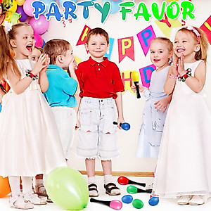 60 Pcs Shaker Musical Instruments Kids Music Party Favor Baby Learning Percussion Toy, Including 20 Pcs Wrist Hand Band Jingle Bells, 20 Pcs Egg Shakers and 20 Pcs Maracas Rattle Shaker Sand Hammers