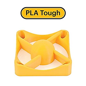 KODAK Tough PLA Pro 3D printer filament BLACK color, +/- 0.03 mm, 750g (1.6lbs) Spool, 1.75 mm. Lowest moisture premium filament in Vacuum Sealed Aluminum Ziploc bag. Fit Most FDM Printers