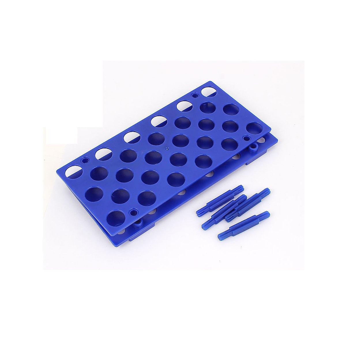 uxcell a14120400ux0370 Laboratory Plastic 28 Hole 17mm Dia 15ML Centrifugal Tube Rack Holder