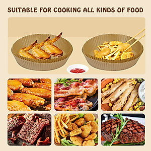 SIUDANGKA 200 Pcs Air Fryer Liners for Ninja Air Fryer, Disposable AirFryer Liners Parchment Paper Sheets Air Fryer Accessories Compatible with Ninja AF101 Air Fryer, Ninja AF150 Air Fryer XL