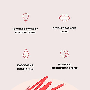 The Lip Bar | Vegan Liquid Matte Lipstick | High Pigment & Long-lasting | Bawse Lady - Blue Red