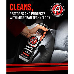 Adam's Elite Interior 6 Pack - Includes 6 Iconic Interior Car Cleaning Products for Total Interior Car Detailing | Accessories, Leather Car Seat Cleaner, Carpet Upholstery, Dash, Vinyl, Air Freshener