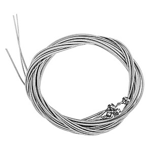 Electric Bass Strings 4 Set of Steel Plated Gauge Strings Bass Guitar Parts 1mm 1.4mm 2mm 2.5mm