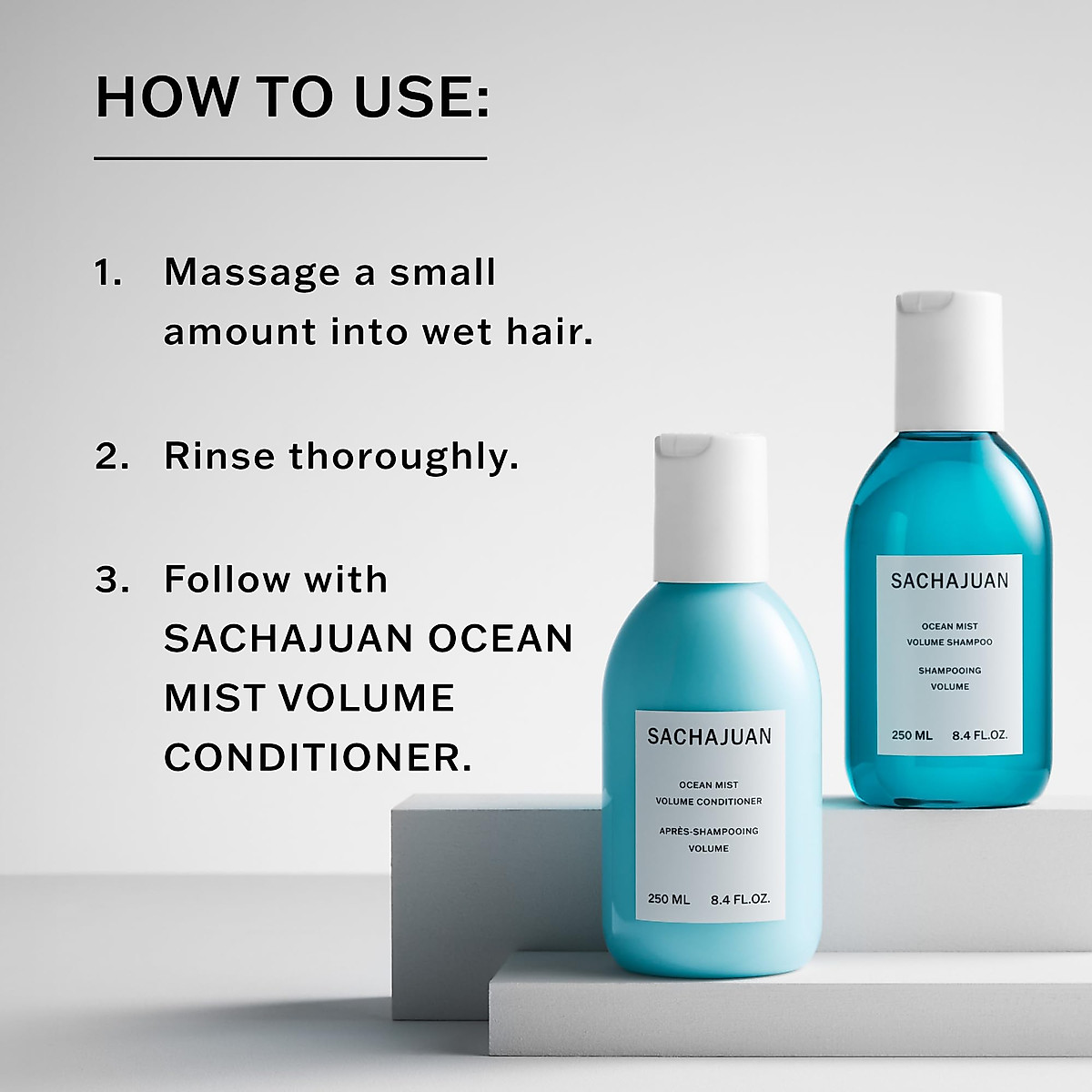 SachaJuan Ocean Mist Volume Shampoo 250 ml / 8.4 oz