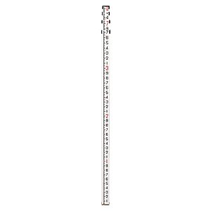 GEOLENI Aluminum Grade Rod - 10ths, With Carrying Case and Rod level (14 Foot)