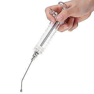 balacoo 1 Set Bird Feeding Syringe Feeding Tube for Baby Birds Parrot Hand Feeding Syringe with 6 Pcs Curved Gavage Tubes (Mixed Color)