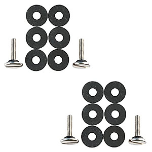 2x Minimalist Pocket-Sized Key Holder and Compact Organizer (Black)