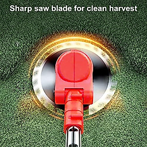 String Trimmer USA Warehouse 12V 2000mAh 2 Batteries 1 Charger Wireless Electric Cordless Grass Trimmer Rod Anti-Slip Telescopic Handle for Lawn Cutting Lawn Care Garden Clearing Weeds Trees