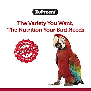 ZuPreem Smart Selects Bird Food for Large Birds, 4 lb - Everyday Feeding for Amazons, Macaws, Cockatoos