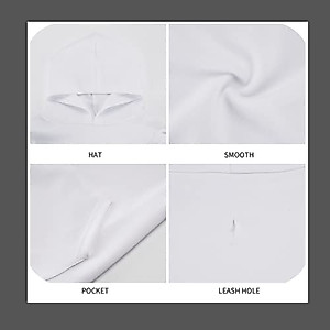 Pet Dog & Cat Hoodie, Basic Pet Clothes Hoodie Sweater with Hat, Color Berry Pet Hoodie, Multi-Color Soft and Warm Cute Casual Hoodie Sweatshirt for Medium Large Dogs, XL