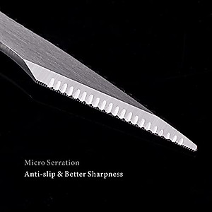 KITCHENDAO Kitchen Scissors, Premium 5Cr15 Stainless Steel, Magnetic Sheath Holder for Fridge, Heavy Duty Kitchen Shears, Advanced CNC Technology for Smooth Come Apart, Soft-touch Handle