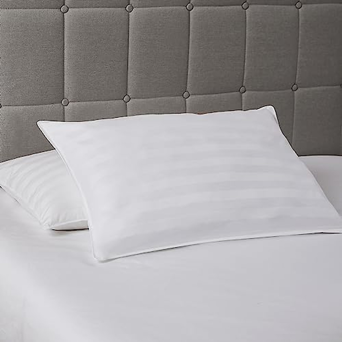 DOWNLITE Extra Soft Hypoallergenic Down Alternative Bed Pillow - Stomach Sleeper Pillow (Standard/Queen)