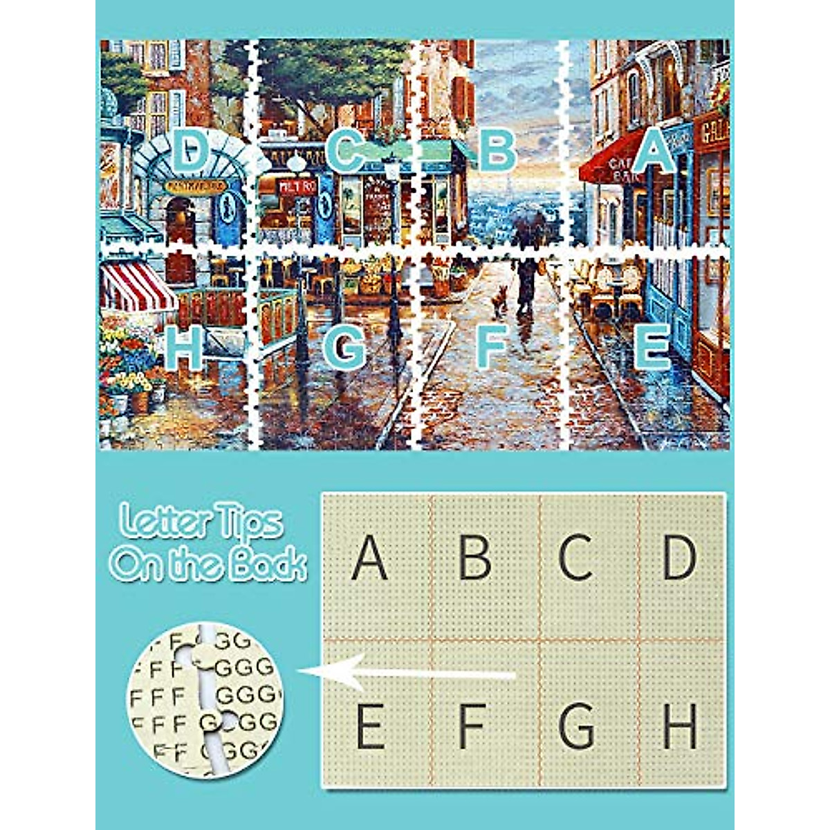 Jigsaw Puzzle 1000 Pieces for Adults, Water Resist Wooden Puzzle, VCOMO Thickened Puzzle, Floor Puzzles, 29.5”x19.7”