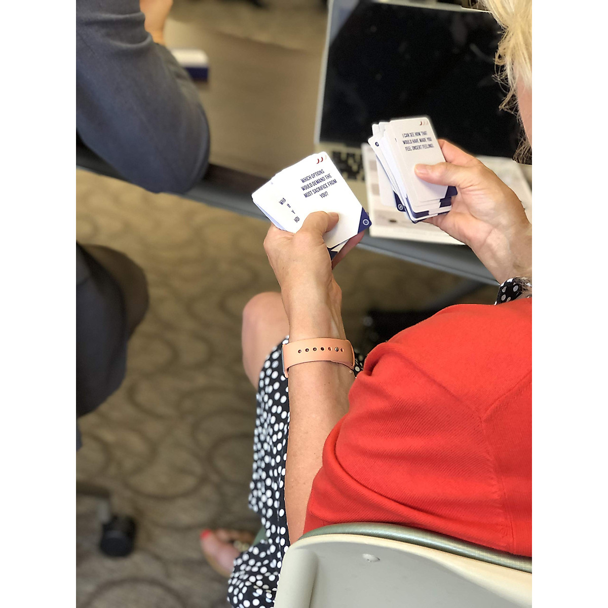 Q Cards: Questions for Great Coaching, Conversation Starters, Coaching Cards, Goal Setting, Ice Breakers by Little Leaps Press