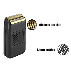 Professional 5 Star Series Finale Shaver Replacement Foil and Cutter Bar Assembly Compatible with wahl Foil Heads 7031-100/7043-100,Fit for #8061 8164 shaver (black 3 pack)