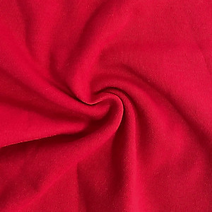 DEFAHN Baby Girl Bell Sleeve Bodysuit Red Onsies Cotton Ruffle Romper Infant Clothes Outfit 0-24 Months (Red, 0-3 Months)