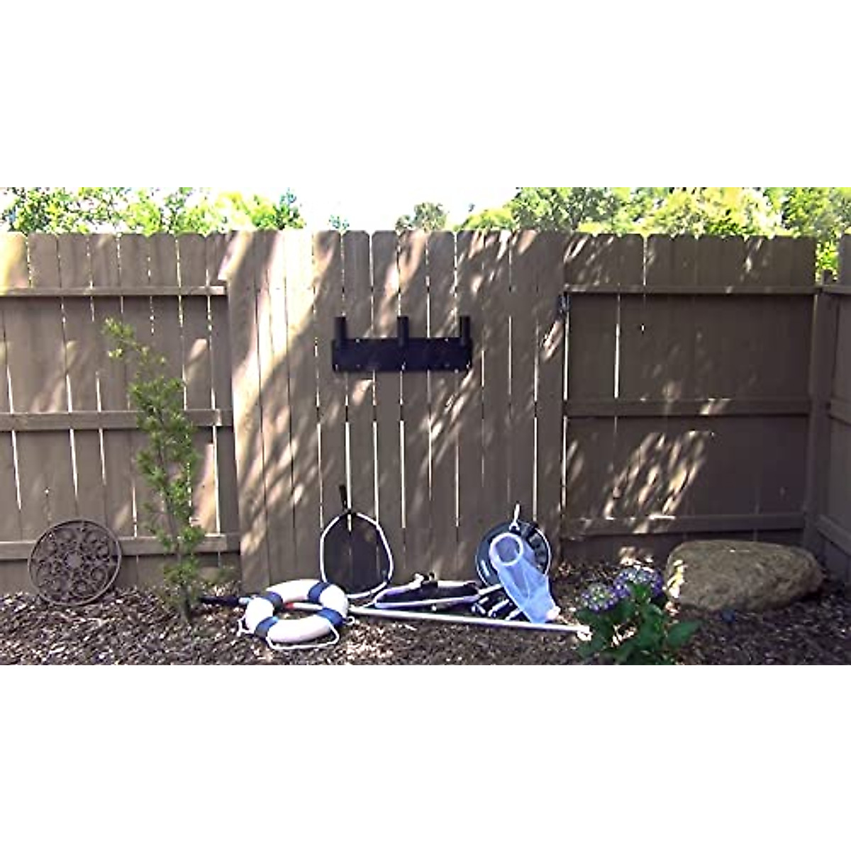 Poolmaster Swimming Pool Maintenance Tool Organizer, Black