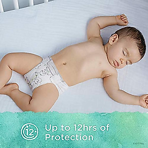 Diapers Size 1/Newborn, 32 Count - Pampers Pure Protection Disposable Baby Diapers, Hypoallergenic and Unscented Protection, Jumbo Pack (Packaging & Prints May Vary)