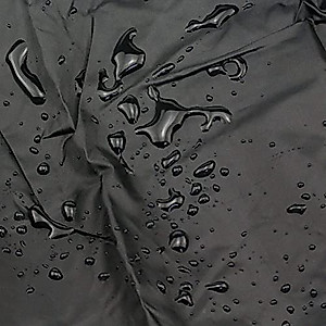 OBTANIM Outdoors Waterproof Lawn Mower Cover Heavy Duty Polyester Oxford UV Dust Protection Lawn Tractor Cover Fits Up to 54" with Drawstring and Storage Bag