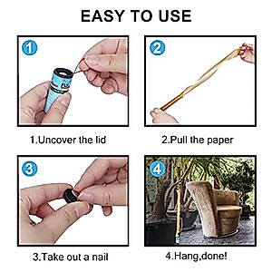 Dwcom 20 Pack Sticky Fly Traps Hanging, Fly Paper Strips Fly Ribbon Catcher Gnat Mosquito for House, Kitchen, Bullpen, Stable, Pasture