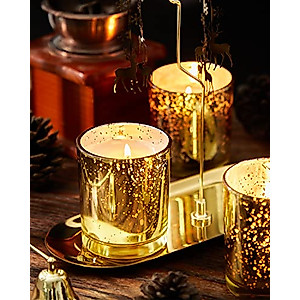 Candles for Lavender Home Scented: Premium Jar Candles Aromatherapy Lavender Eucalyptus, Scented Candles for Women to Relieve Stress, Soy Candles AS Gifts All Natural (6 oz 36 Hour Burn)