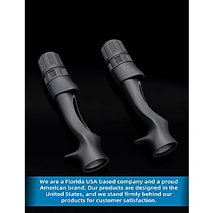 BLUEWING Reel Seat Casting Reel Seats Casting Rod for DIY Fishing Rod Handle Black, Rod Building, 15.5mm