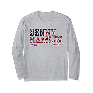 NASCAR - Denny Hamlin - Americana Long Sleeve T-Shirt