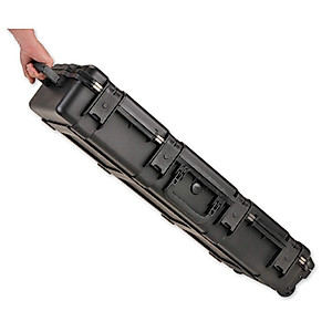 SKB Cases iSeries 3I-3614-CBD Hard Exterior Waterproof Double Custom Breakdown Shotgun Utility Case with Wheels and Trigger Release Latches, Black