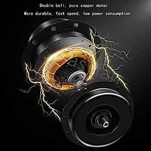 Tasyfan Black Round Inline Exhaust Duct Fan with Variable Speed Controller for Indoor Garden Ventilation (4 Inch)