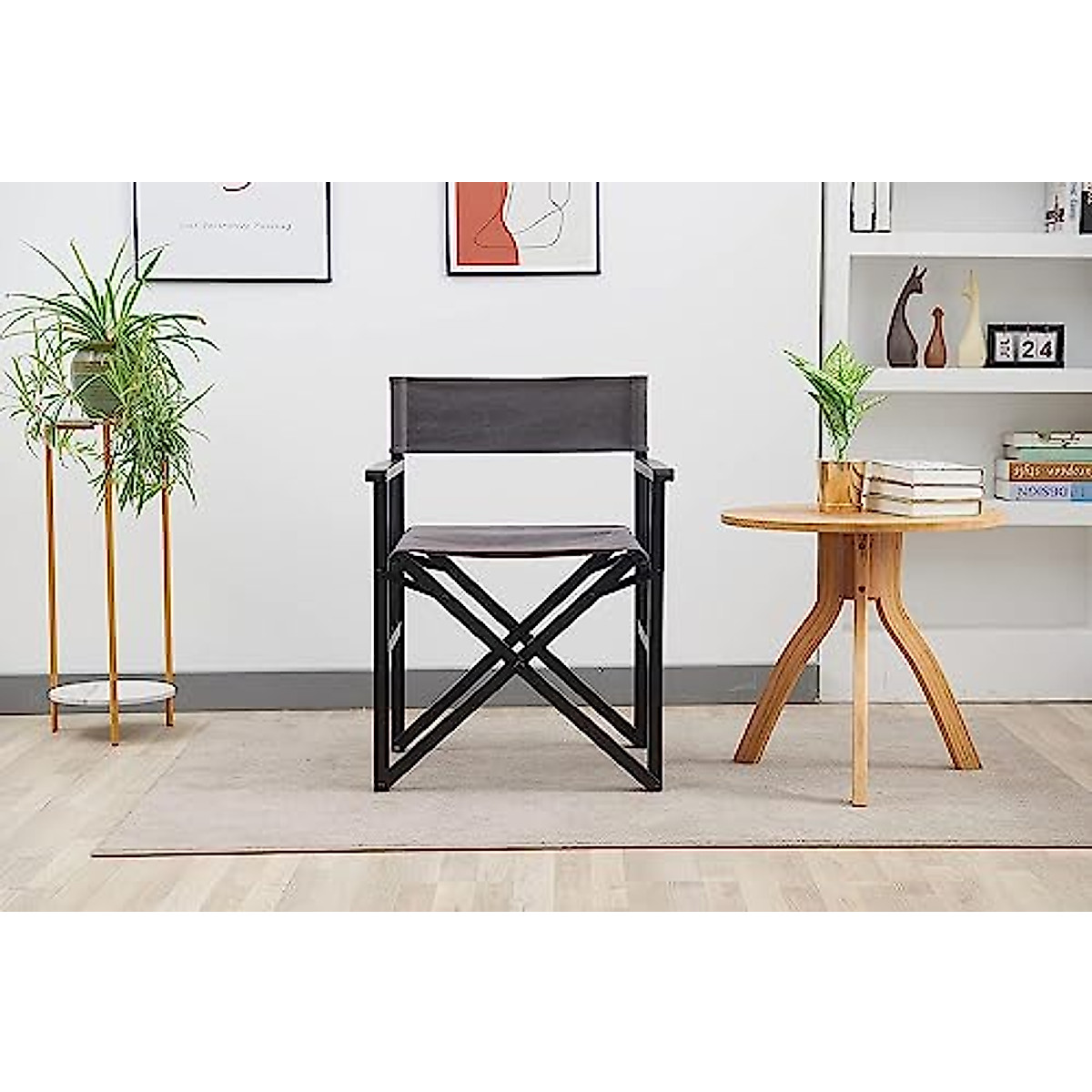 GQHNLUP Folding Beach Chair, Outdoor Camping Chair Modern Comfortable Leisure Folding Chair（Dark Grey）