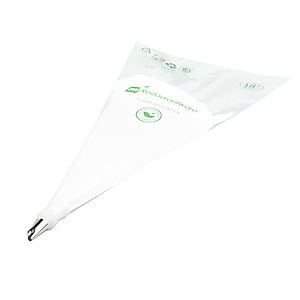 Restaurantware Pastry Tek Piping Tip 1 Reusable Ruffle Icing Tip - #88 Dent-Resistant Stainless Steel Pastry Tip Dishwasher-Safe Decorate Cupcakes Cakes or Cookies