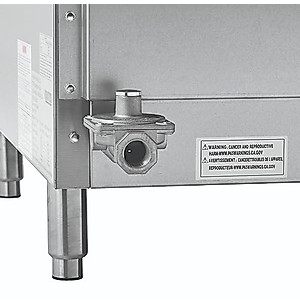 Kratos 29Y-009 48" Commercial Restaurant Gas Countertop Griddle, Thermostatic Controls, 4 Burners, 120,000 BTU Output