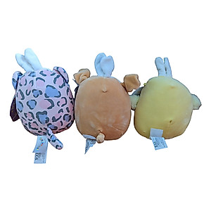 Squishmallows Kellytoy 2023 Easter Squad 5" Set of 6 Mini Plush Doll Toy (Style D)