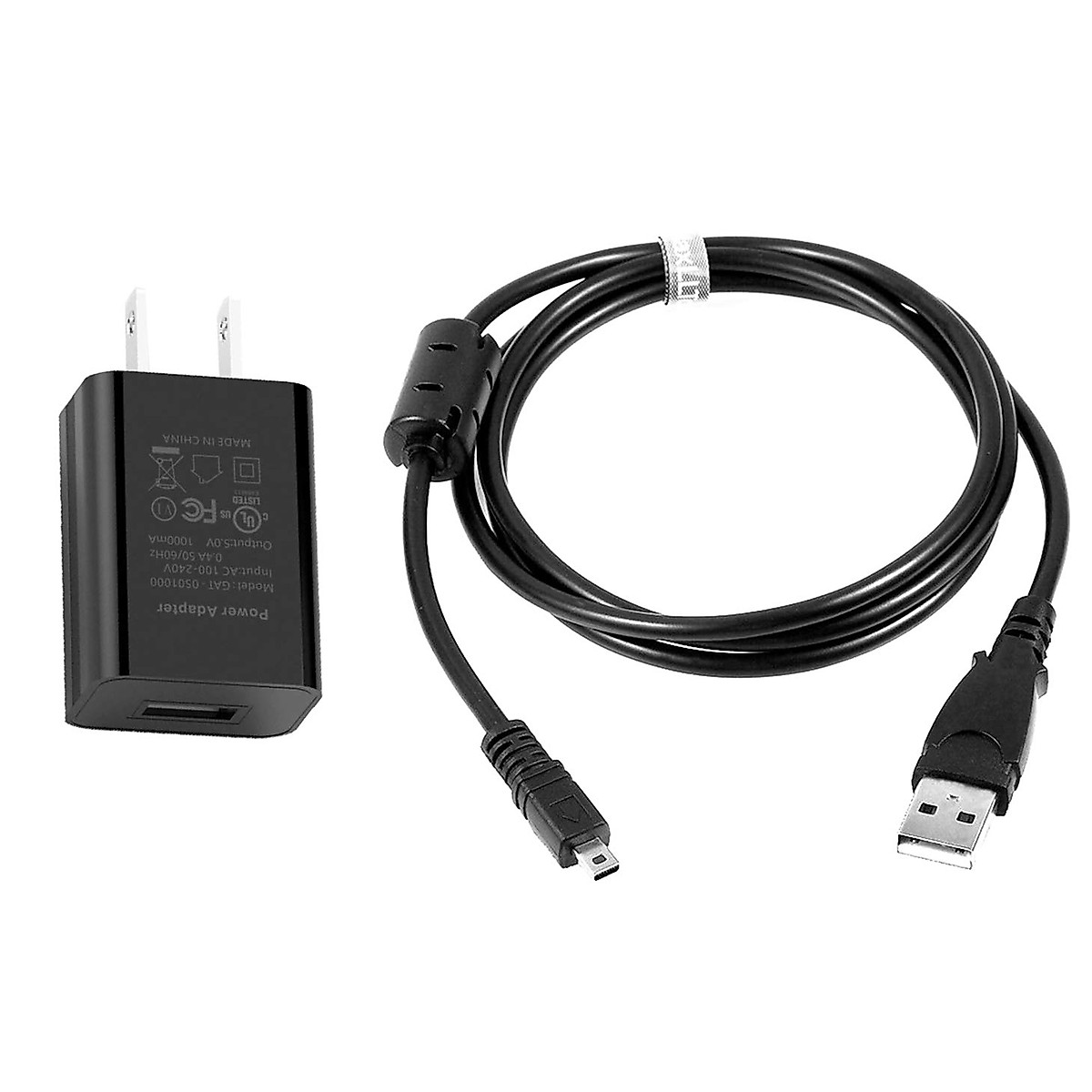 in-Camera USB AC Power Adapter/Battery Charger + PC Cord for Nikon Coolpix S6300