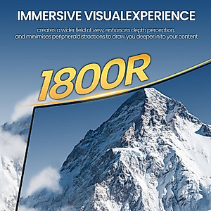 CRUA 27" Curved White Monitor, Full HD(1920x1080P) VA Panel 1800R 100HZ 99% sRGB Professional Computer Monitors, 3Sides Frameless, Flicker-Less,Blue Light Filter, for Office & Gaming.(VGA, HDMI)