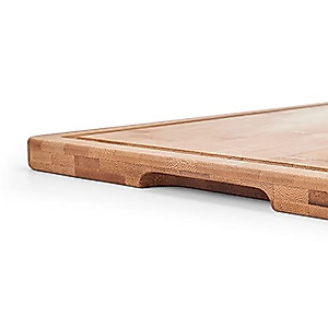Farberware Bamboo Cutting Board With Juice Groove and Handles, 12x18-Inch, Natural