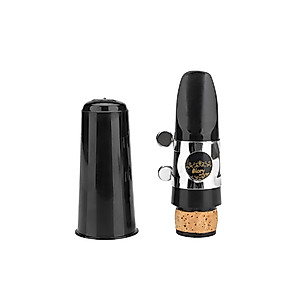 Glory Clarinet Mouthpiece Kit with Ligature,one Reed and Plastic Cap~black, Click to See More Colors
