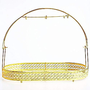 Piscepio Mug Holder Coffee Mug Rack Coffee Cup Holder Stand Dishes Organizer Wrought Iron Mug Drainer Storage Drying Rack for Counter Cabinet Table Kitchen Restaurant Office (Gold A)