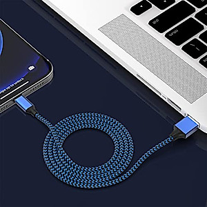 6Pack(3/3/6/6/6/10 FT)[Apple MFi Certified] iPhone Charger Long Lightning Cable Fast Charging High Speed Data Sync USB Cable Compatible iPhone 14/13/12/11 Pro Max/XS MAX/XR/XS/X/8/7/Plus iPad AirPods