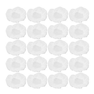 generic Headphone Covers 100pcs Disposable Non- Woven Headset Ear Covers- Stretchable Sanitary Replacement Earpads Covers- White