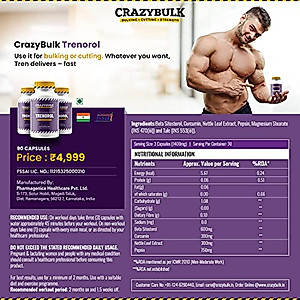 LIPON Mass & Weight Gainers Natural Alternative for Cutting & Bulking Muscle Supplement, First TIME in India (90 Capsules)