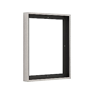 Pixy Canvas Floater Frame 9x12 for 1-1/2 (1.5) inch Deep Canvas Paintings/Canvas Prints/Wood Canvas Panels/Wall Art/Wall Decor/Home Decor/Artwork (Antique Silver, 9 x 12 inch, Portrait)