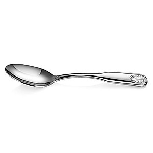 New Star Foodservice 58369 Shell Pattern, 18/0 Stainless Steel, Teaspoon, 6.5-Inch, Set of 12
