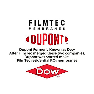 Dow FilmTec, TW30-1812-100HR 100 GPD TFC High Rejection Membrane for Undersink Reverse Osmosis (RO) System